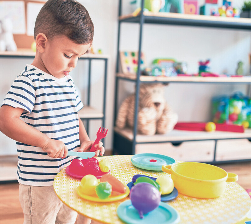 Setting Tables and Colorful Meals