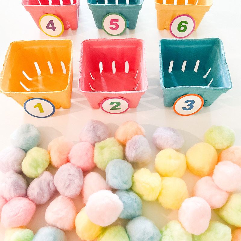 Spring Berry Basket Counting