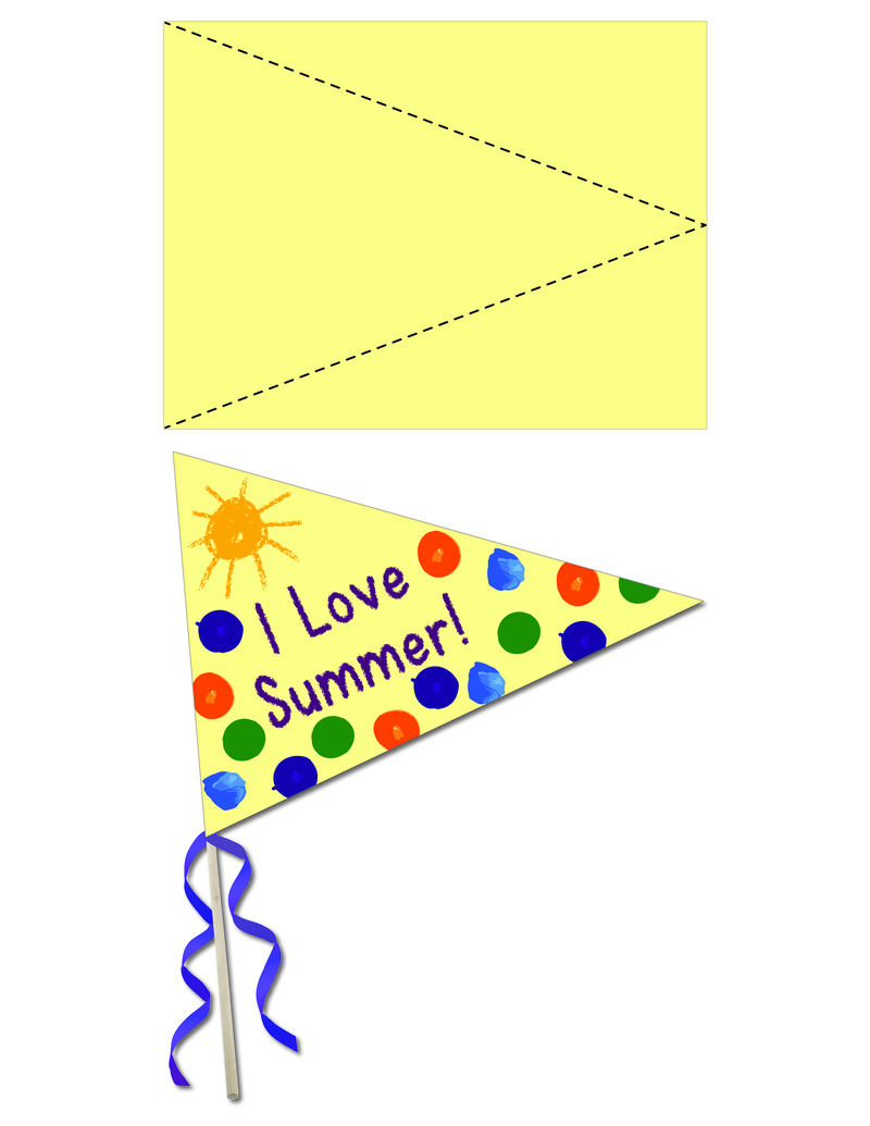 Art: Celebrate Summer Pennant