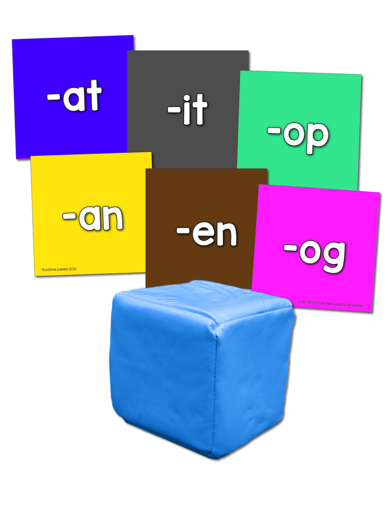 Word Families Concept Cube