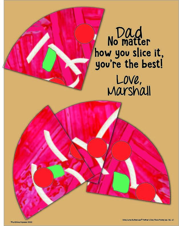 Father's Day Pizza Poster