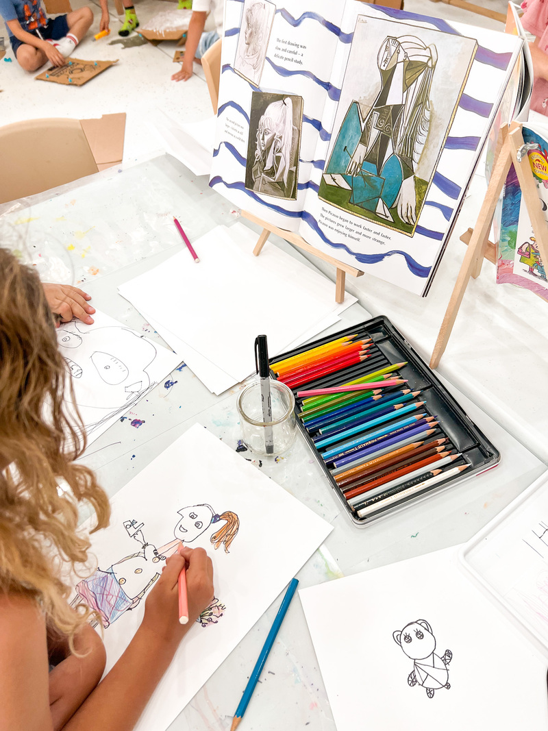 Can you paint like Picasso did using shapes?