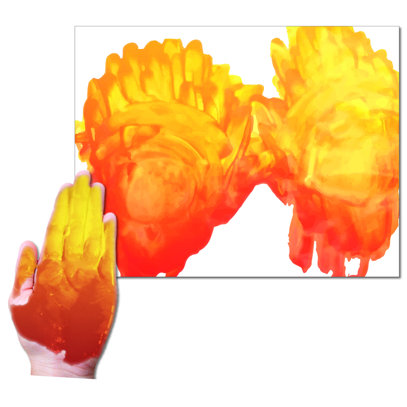 Art: Handprint Flames