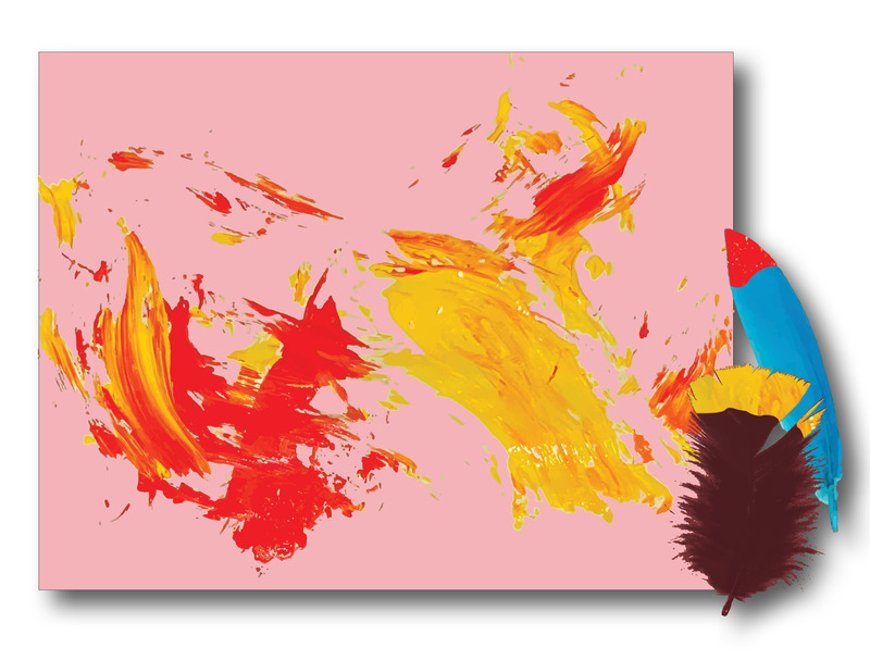 Feather Painting: Infant