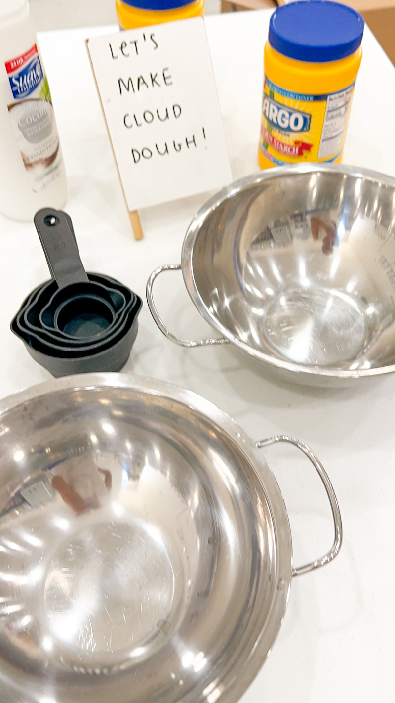 Let's make cloud dough!