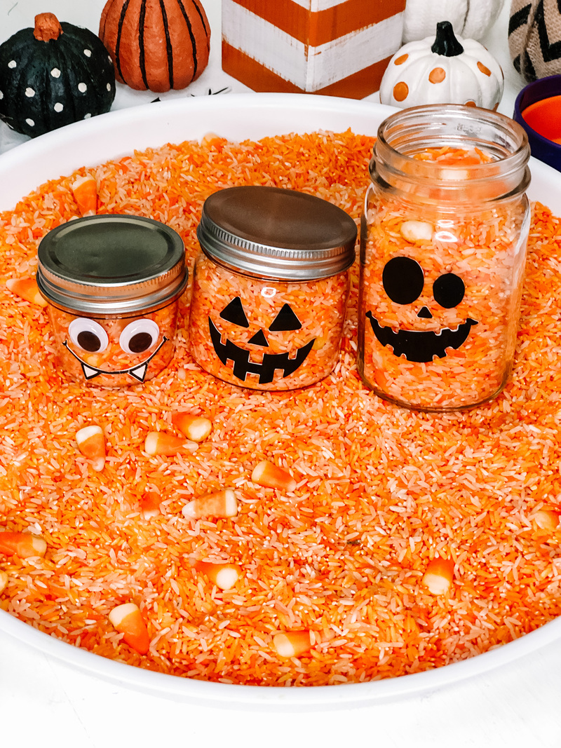 Jack O’Lantern Sensory Tray