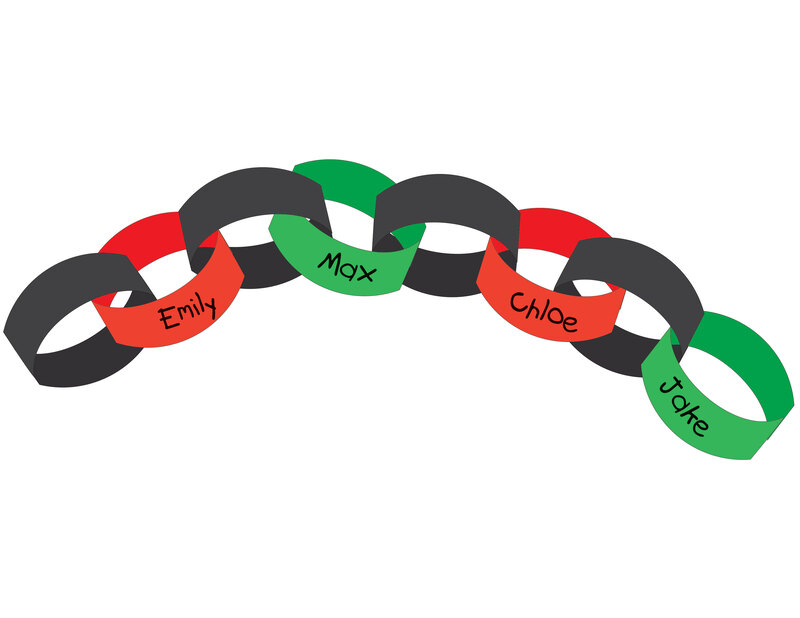 Art: Kwanzaa Unity Chain