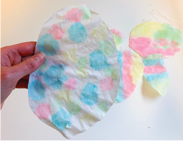 Coffee Filter Easter Eggs