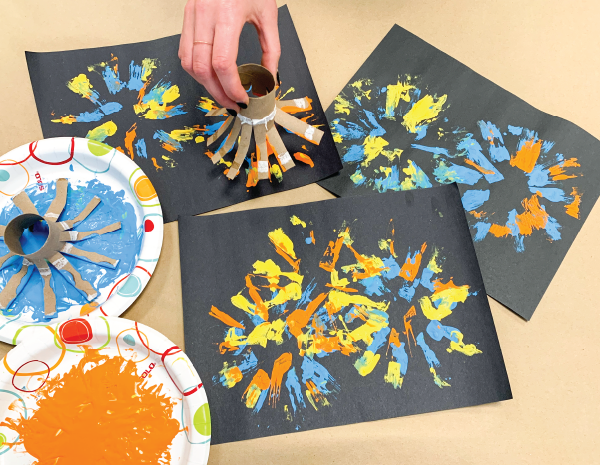 Paper Tube Fireworks