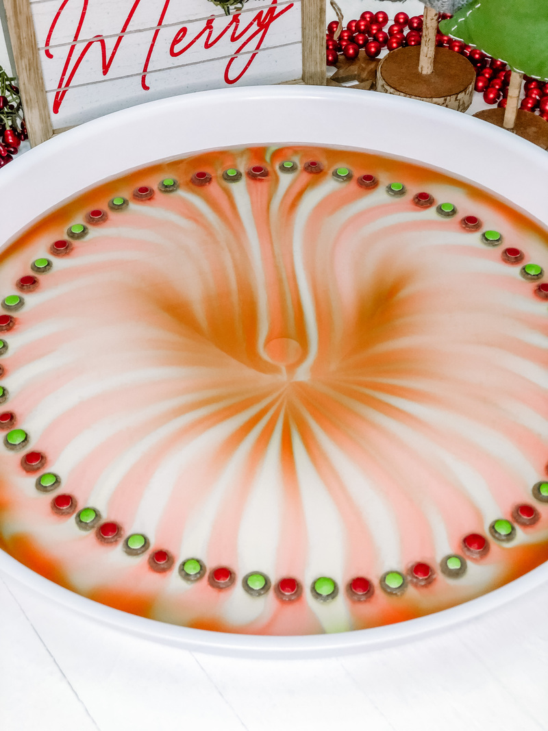 Christmas M&M Science Experiment